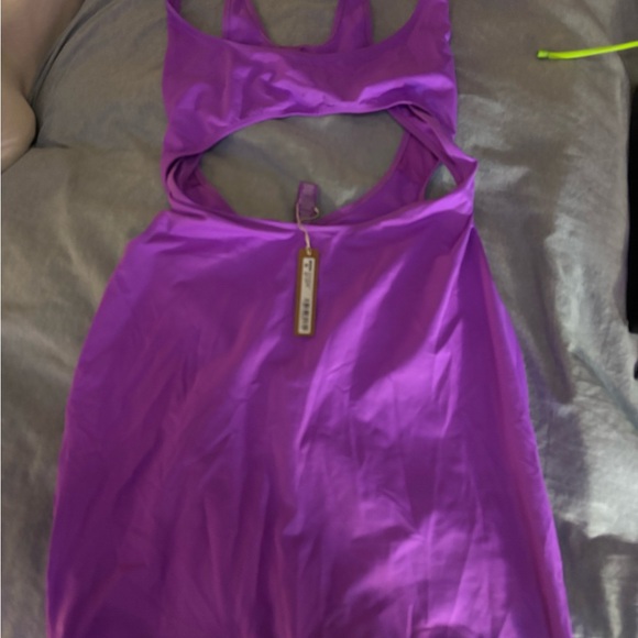 SKIMS | Dresses | Skims Radiant Purple Bodycon Strappy Dress | Poshmark